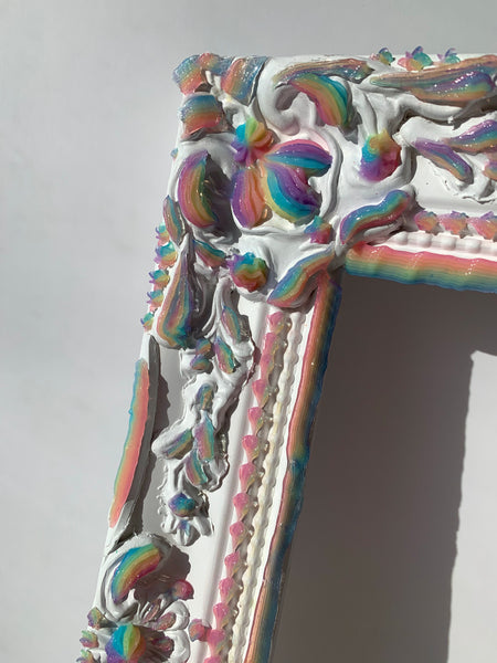 🌈 Rainbow Jelly Frame 8x10 Ornate Rococo Victorian Venetian Transluc ...